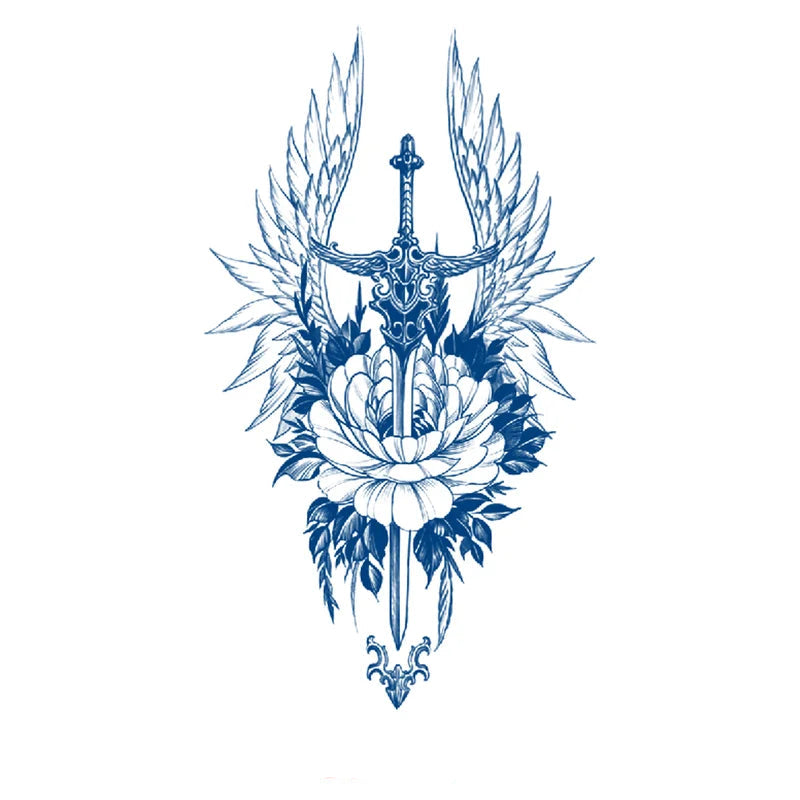 Divine Sword Jagua Tattoo | 11 x 18 cm – Inkbee Store