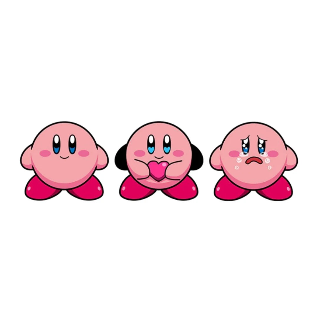 Kirby 3D Motion Sticker – Inkbee Store Lebanon